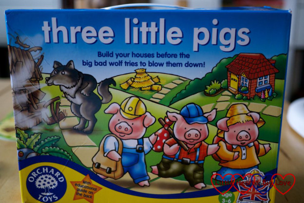 Review: The Three Little Pigs board game - Little Hearts, Big Love