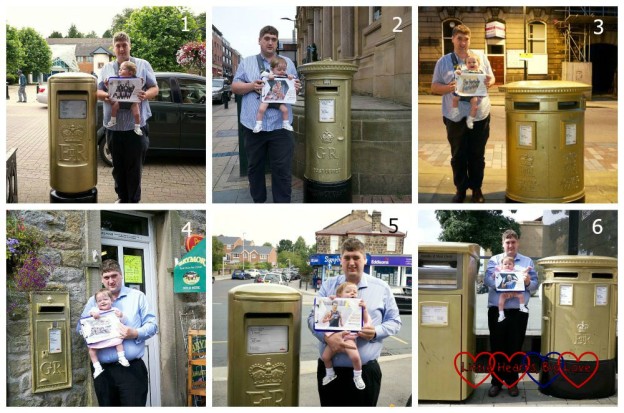 The Olympic gold postbox challenge - Little Hearts, Big Love