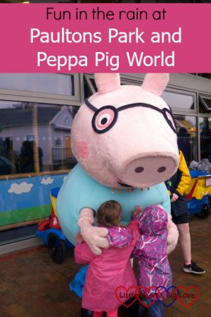 Fun in the rain at Paultons Park and Peppa Pig World - Little Hearts ...