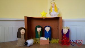 Christmas crafts: Nativity crafts for kids - Little Hearts, Big Love