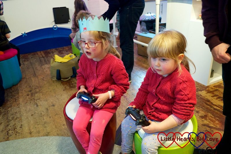 Trying out new games at the PlayStation Kids and Parenting Showcase ...