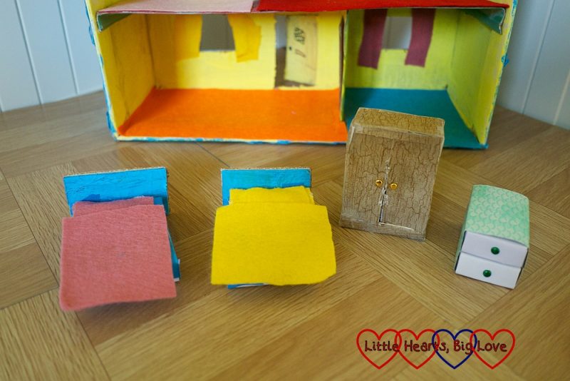 Creating miniature furniture for our shoebox house - Little Hearts, Big ...