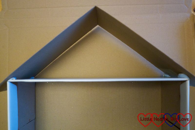 Crafting with kids: creating a shoebox house - Little Hearts, Big Love