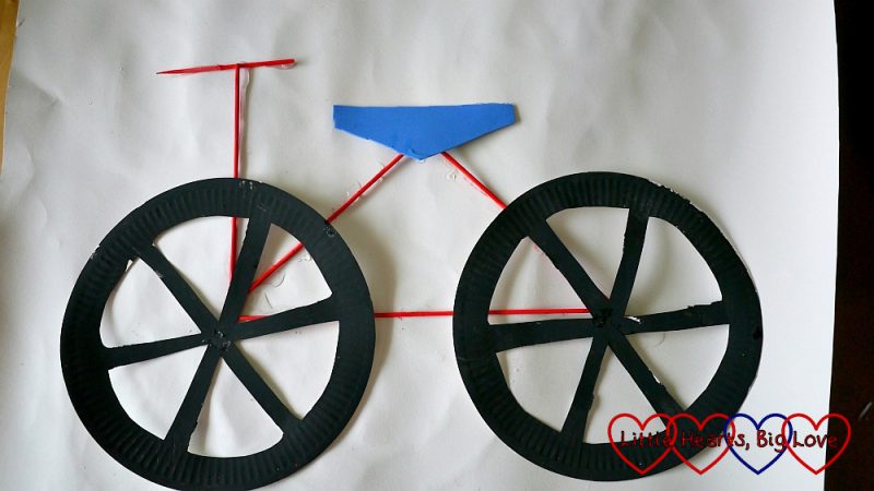 A simple Tour de France inspired bicycle craft for preschoolers ...