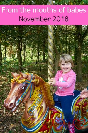 From the mouths of babes: November 2018 - Little Hearts, Big Love