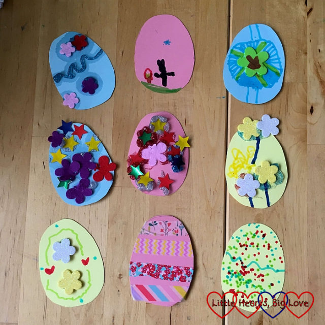 Crafting with kids: a simple Easter crown - Little Hearts, Big Love