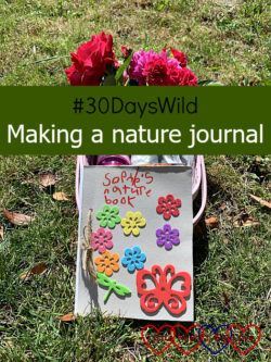 #30dayswild - Making a nature journal - Little Hearts, Big Love