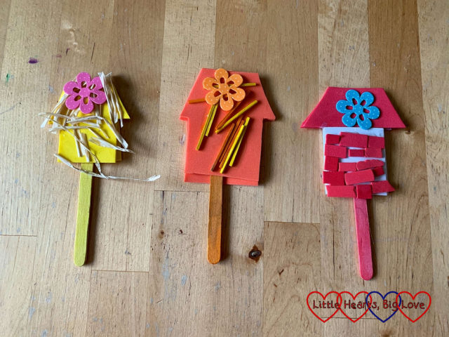 The Three Little Pigs: a story-telling puppet craft - Little Hearts ...