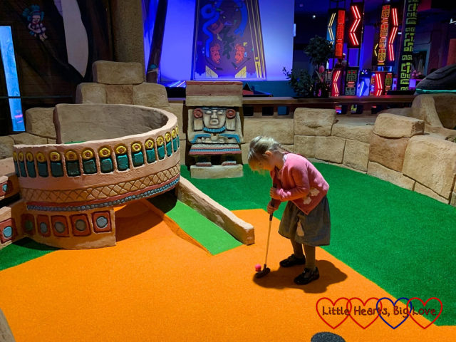 Crazy golf fun at Putt Crazy, Northwick Park - Little Hearts, Big Love