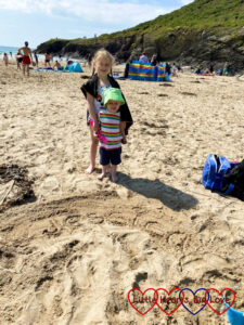 An afternoon on the beach at Baby Bay - Little Hearts, Big Love