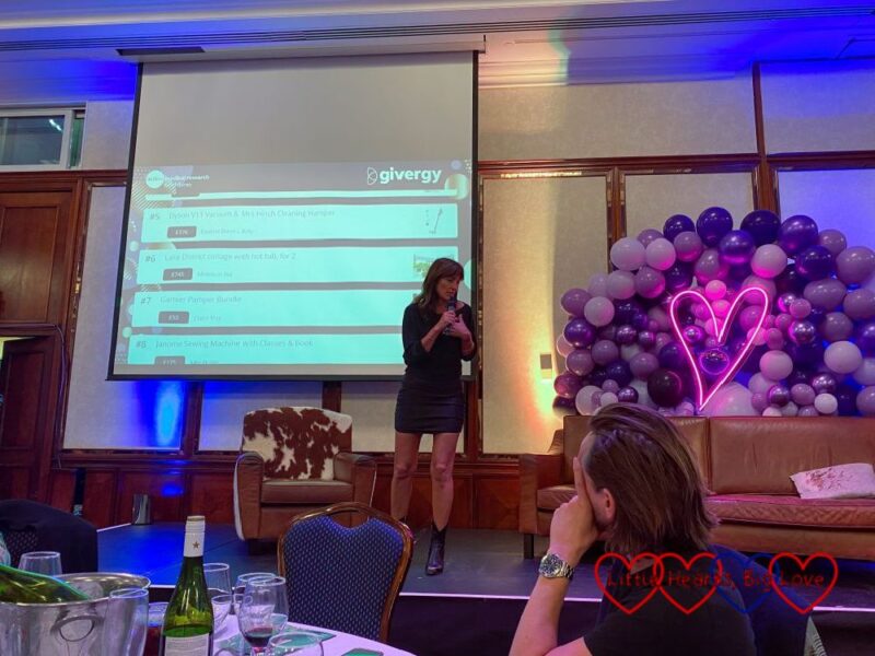 Sharing Jessica’s story at Dine with Davina to raise awareness of the ...