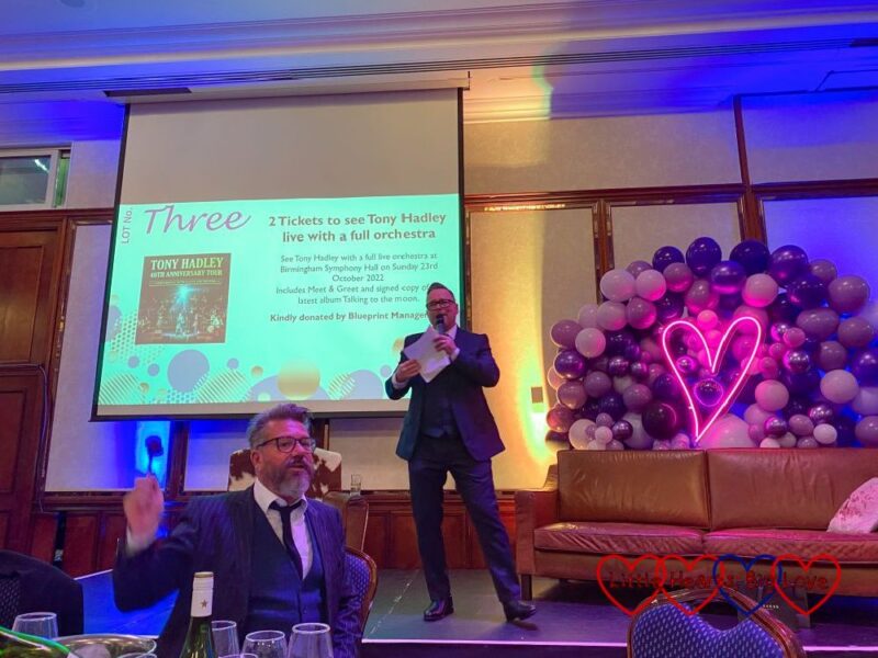 Sharing Jessica’s story at Dine with Davina to raise awareness of the ...